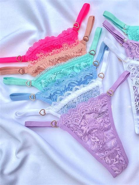 Kit 2 Calcinhas Fio Dental Coloridas Sensual Românticas Regulagem