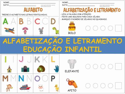 Alfabetização e Letramento na Educação Infantil Mestre do Saber