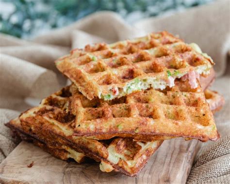 Comment Faire Des Gaufres Aux Courgettes Et Au Jambon