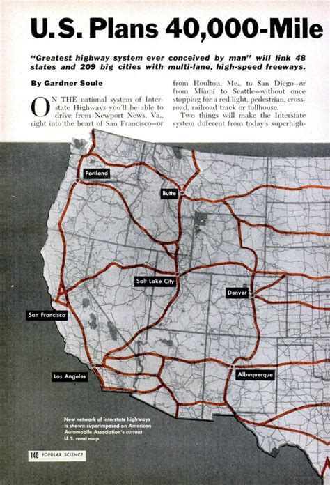 Caught At The Curb The Us Interstate System The Beginnings