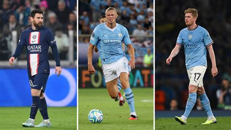 Messi Haaland y De Bruyne Nominados al Premio a Jugador del Año de la