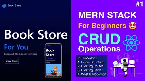 MERN STACK PROJECT FOR BEGINNERS CRUD OPERATIONS BOOK STORE PROJECT