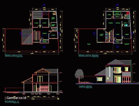 Desain Rumah Minimalis File Autocad