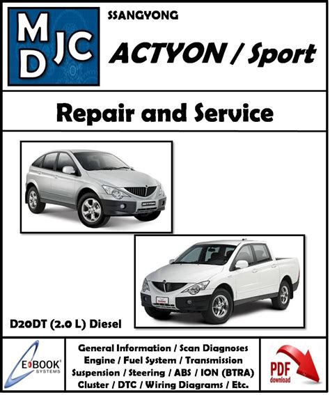 Caja de Cambio SsangYong Actyon Sport Guía de Mantenimiento y Reparación