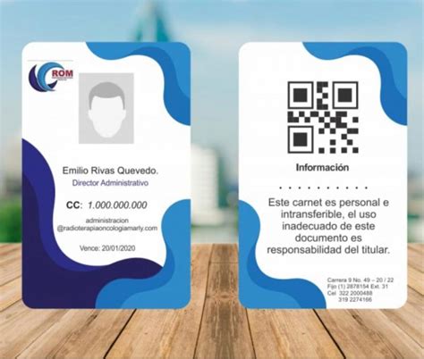 Diseño de Carnet carnetización SpeciaLaser