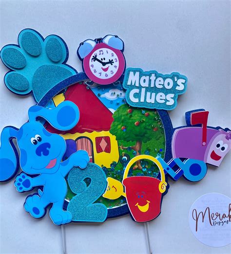 Blues Clues Cake Topper Blues Clues Party This Beautiful Blues Clues Cake Topper Will Be The
