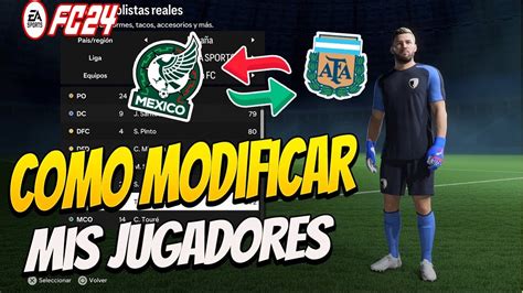 FC 24 Como MODIFICAR A Mis JUGADORES En MODO CARRERA CREA TU CLUB