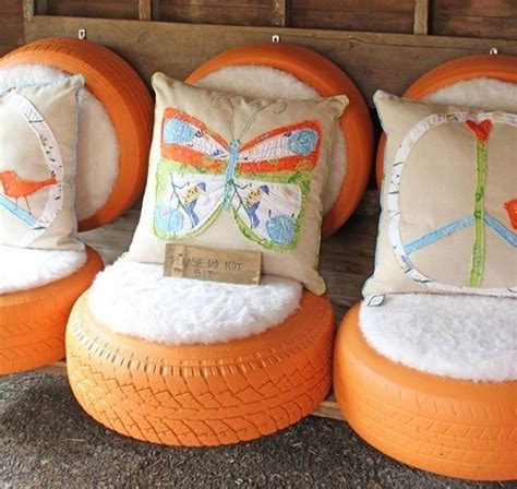 Love These Upcycled Tyres Furniture Tyres Recycle Reuse Recycled