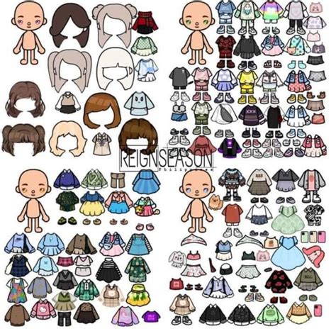 Toca Boca Paper Doll In Paper Doll Template Paper Dolls Paper The