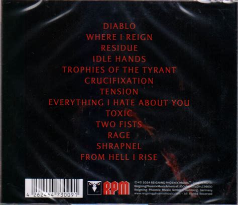 Kerry King From Hell I Rise Cd Thrash Metal Slayer Guitarist Ebay