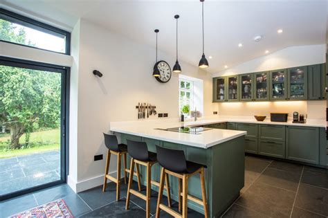 Corian Glacier White Traditional Kitchen Transitional Kitchen