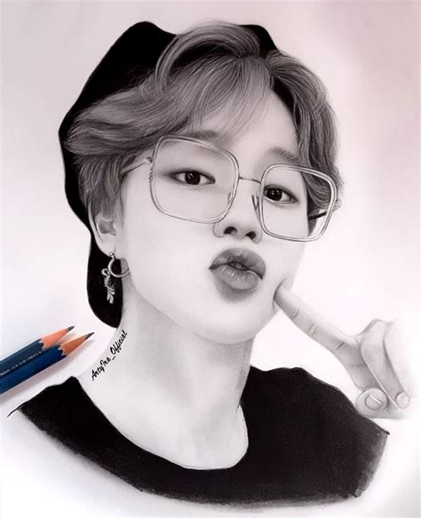 Drawing Of BTS Jimin By ArtyIra Official Jimin Btsjimim Parkjimin