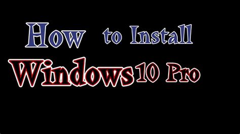 How To Install Windows 10 PRO Without Losing Data YouTube