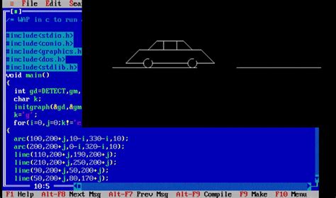 top 113 computer graphics animation programs in c language with output