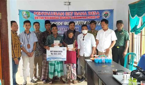 Pemdes Pajeruan Salurkan Blt Dd Bagi Kpm Media Berita Bangsa