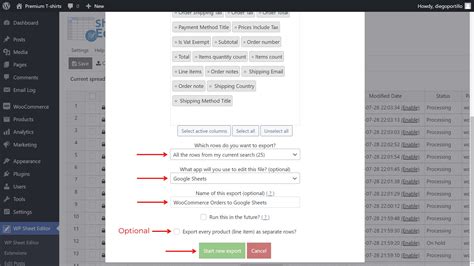 Woocommerce How To Export Orders To Google Sheets Directly Wp Sheet