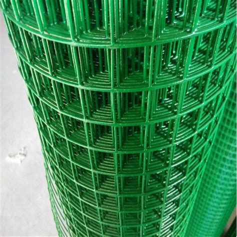 Green Color PVC Coated Welded Wire Mesh Panel To USA Euro Wire Mesh