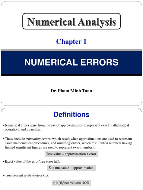 ch01 numerical errors pdf numerical analysis approximation