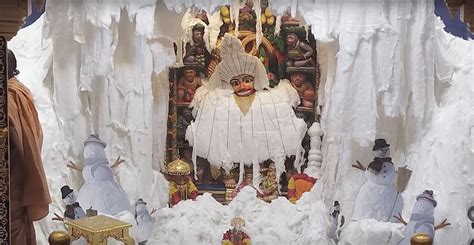 Himalaya Mountain Themed Decoration At Salangpur Hanumanji Temple