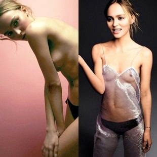 Lily Rose Depp Topless Nude Photo Shoot