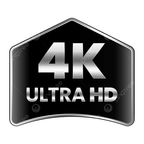 K Ultra Vector Png Images K Ultra Hd Icon On Transparent Off