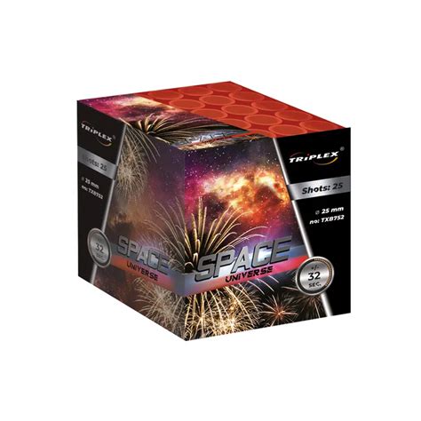 Wyrzutnia Triplex SPACE UNIVERSE TXB752 25 strzałów kaliber 25mm
