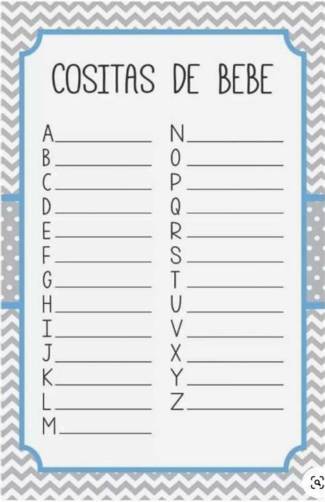 Baby Shower Juegos Para Imprimir Me Lo Dijo Lola