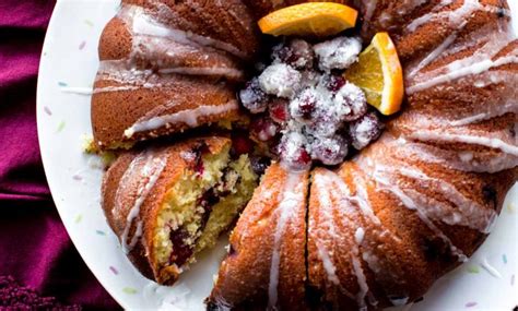 Gâteau Bundt aux canneberges et à l orange Recettes du Monde