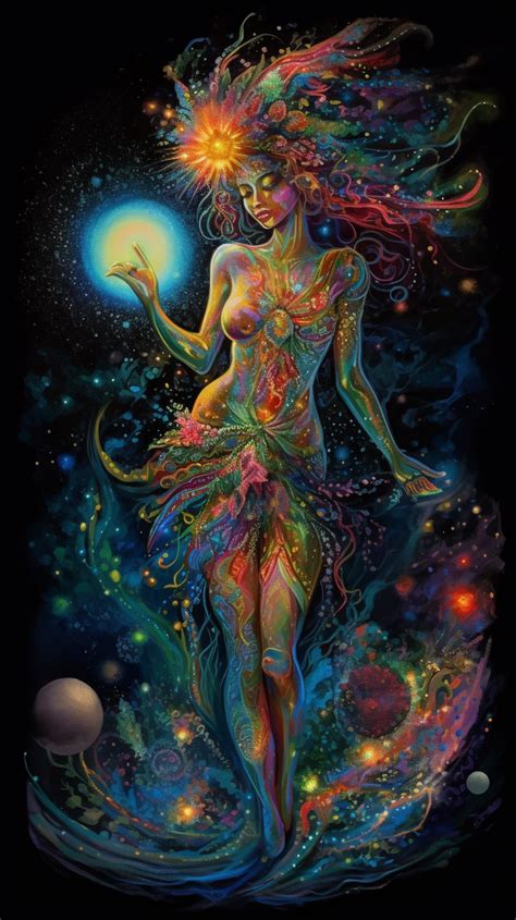 Goddess Of Earth In Mother Earth Art Goddess Art Female Art