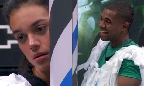 Prova de resistência esquenta troca de farpas entre Alane e Davi no BBB