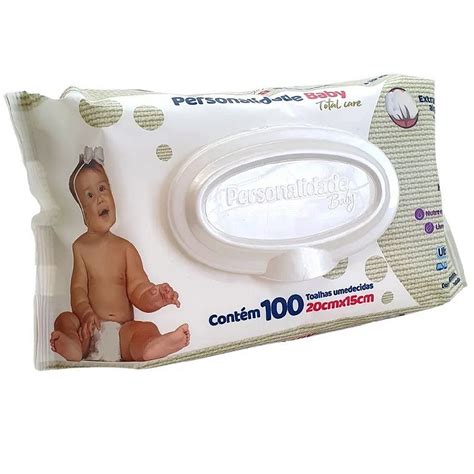 Toalhas Umedecidas Personalidade Baby Total Care Pacote 100