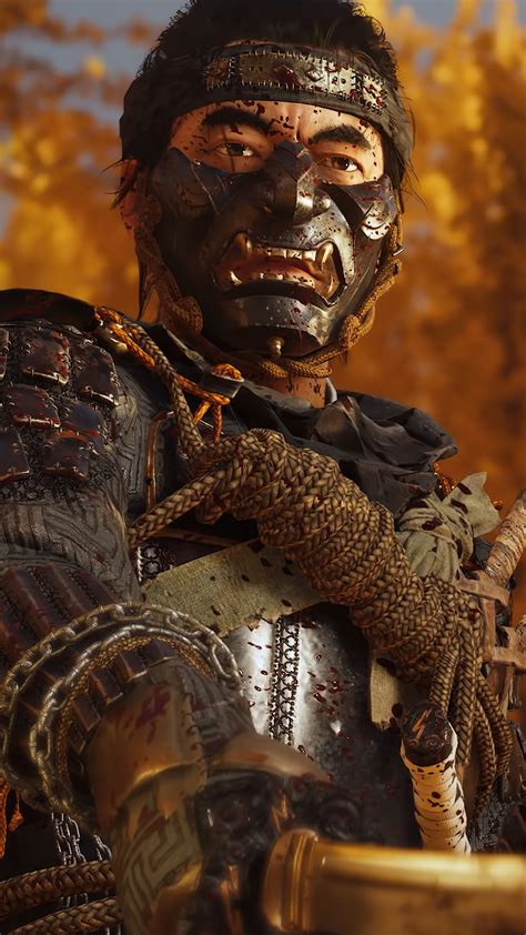 Ghost Of Tsushima Samurai Jin Sakai 4k HD Phone Wallpaper Rare Gallery