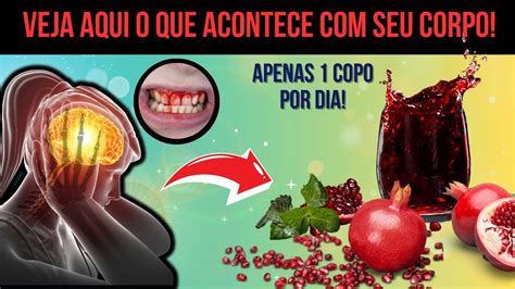 11 Motivos para você tomar SUCO DE ROMÃ todos os dias BENEFÍCIOS DO