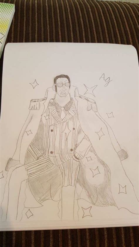 Admiiral Borsalino Kizaru Drawing Pre Timeskip One Piece Amino