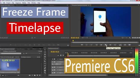 How To Freeze Frame And Timelapse In Premiere Cs6 YouTube