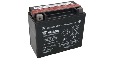 Bike Yuasa YTX20HL BS 12V 18Ah MAKS POWER