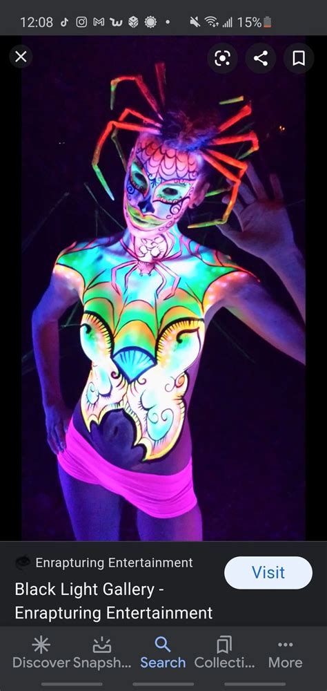 Pin On Black Light Body Paint