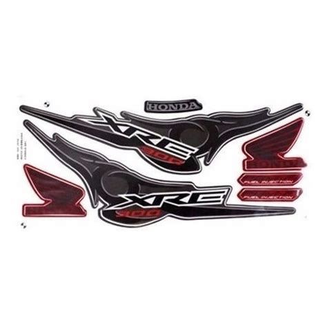 Kit Adesivo Faixa Honda Xre Vermelha Jogo Adesivos Jade