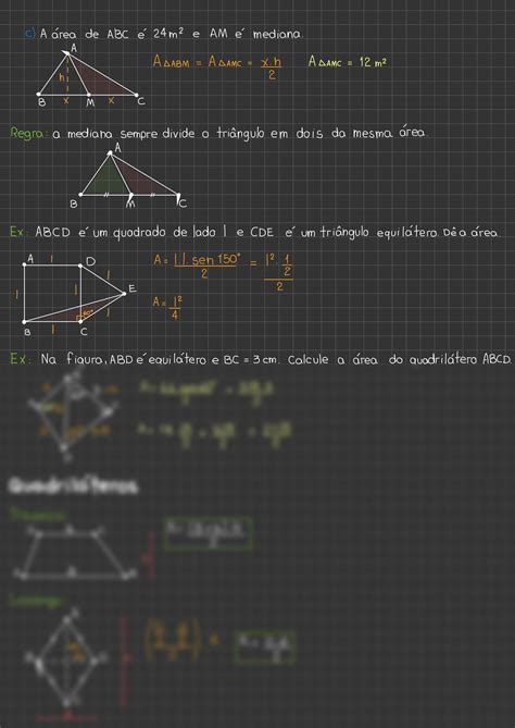 SOLUTION Áreas de Polígonos Matemática B 11 21 ENEM Vestibulares