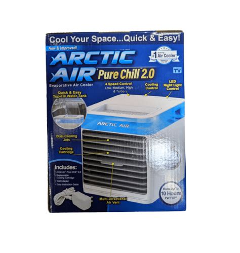 Ontel Arctic Air Pure Chill 2 0 Evaporative Ultra Portable Personal