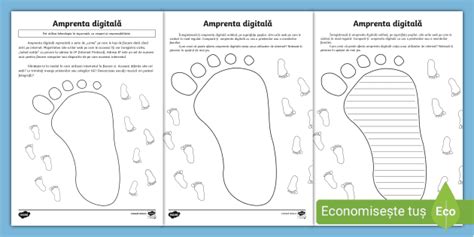 Amprenta digitală Fișă de lucru teacher made Twinkl