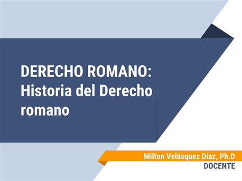 Pdf Derecho Romano Noci N E Importancia Del Derecho Romano Pdfslide