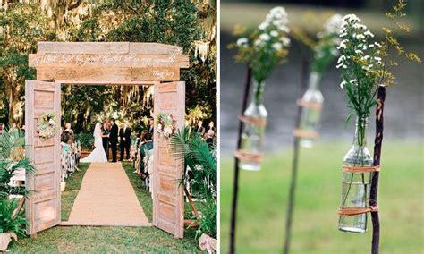 Decoración de bodas al aire libre