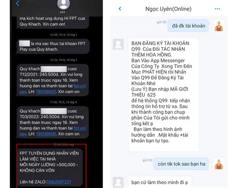 FPT Telecom cảnh báo mạo danh tin nhắn thương hiệu lừa đảo