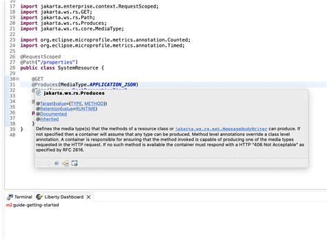 jakarta ee with liberty tools for eclipse ide