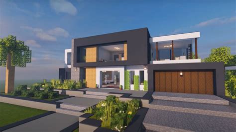 Minecraft Schematics Mansion Modern House Mansion