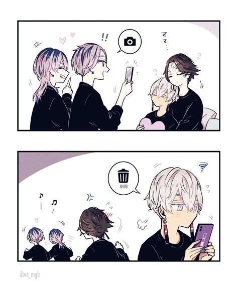 鶴蝶とイザナの寝顔撮ってみた 灰谷兄弟 雅 の漫画