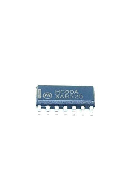 KIT 05 PEÇAS CIRCUITO INTEGRADO SMD SOIC 14 PINOS HC00A 74HC00A
