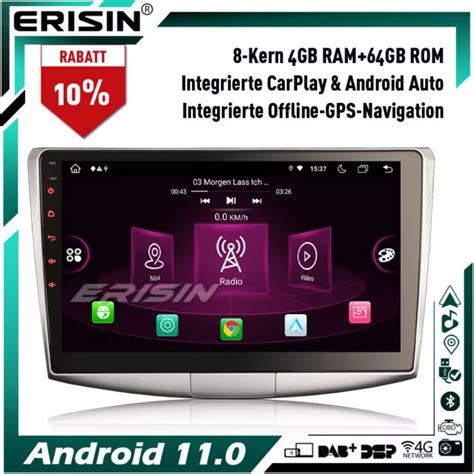 8 KERN 64GB ANDROID 11 Autoradio GPS Navi für VW Passat B6 B7 CC DAB
