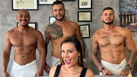 Andressa Urach numa suruba três dotados video sacana vídeo